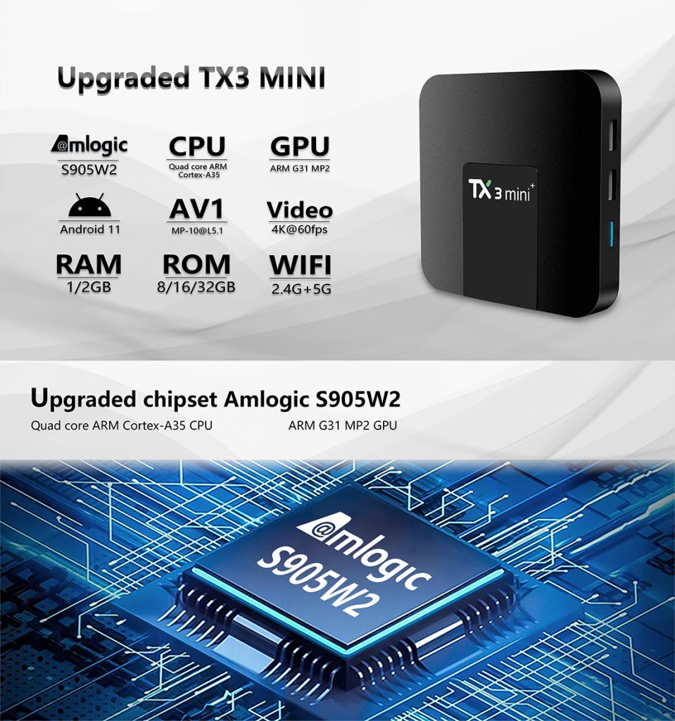 TX3 Mini+ TV Box - OEM Customize TV Box Manufacturer