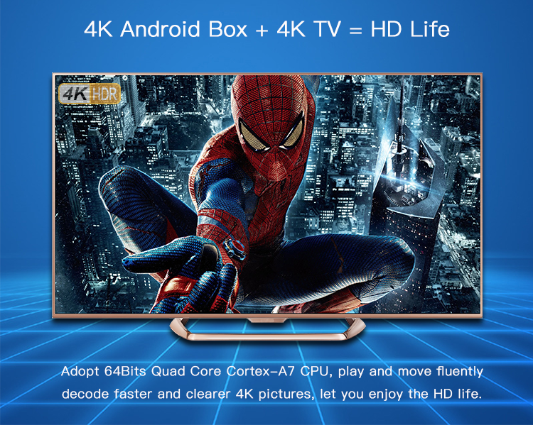 MK809III Android TV Stick RK3229 Android 7.1 4K HDMI 2GB