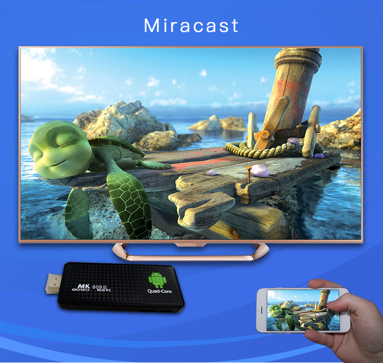 MK809III Android TV Stick RK3229 Android 7.1 4K HDMI 2GB