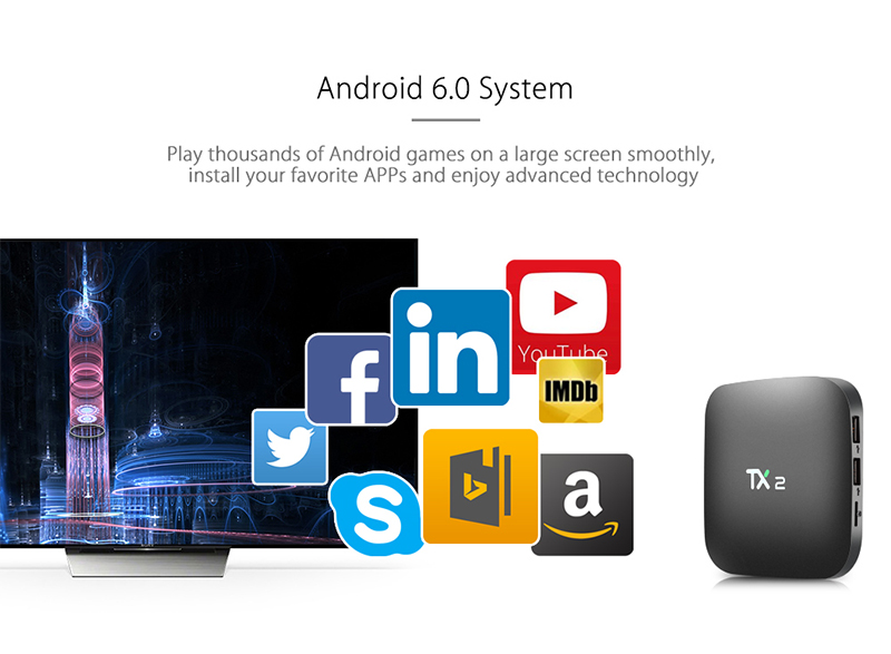TX2 R2 Android TV Box - OEM Customize OTT TV Box Manufacturer