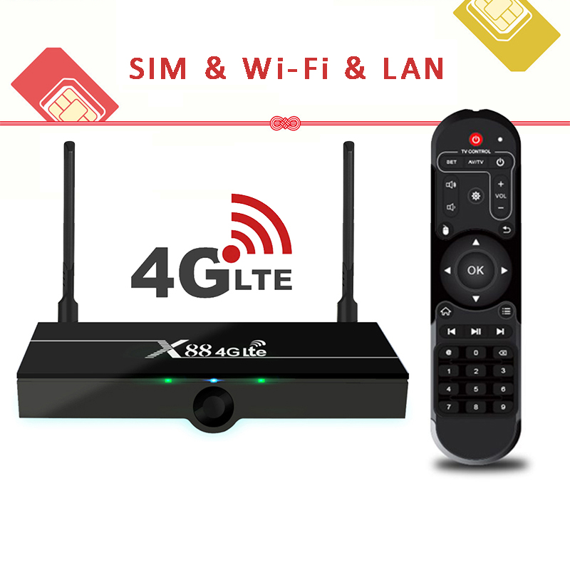 OEM Customize 4G Lte Android TV Box with RK3328 Quad Core