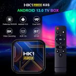 HK1 Rbox K8S Android 13.0 TV Box RK3528 Support 8K Video Decoding